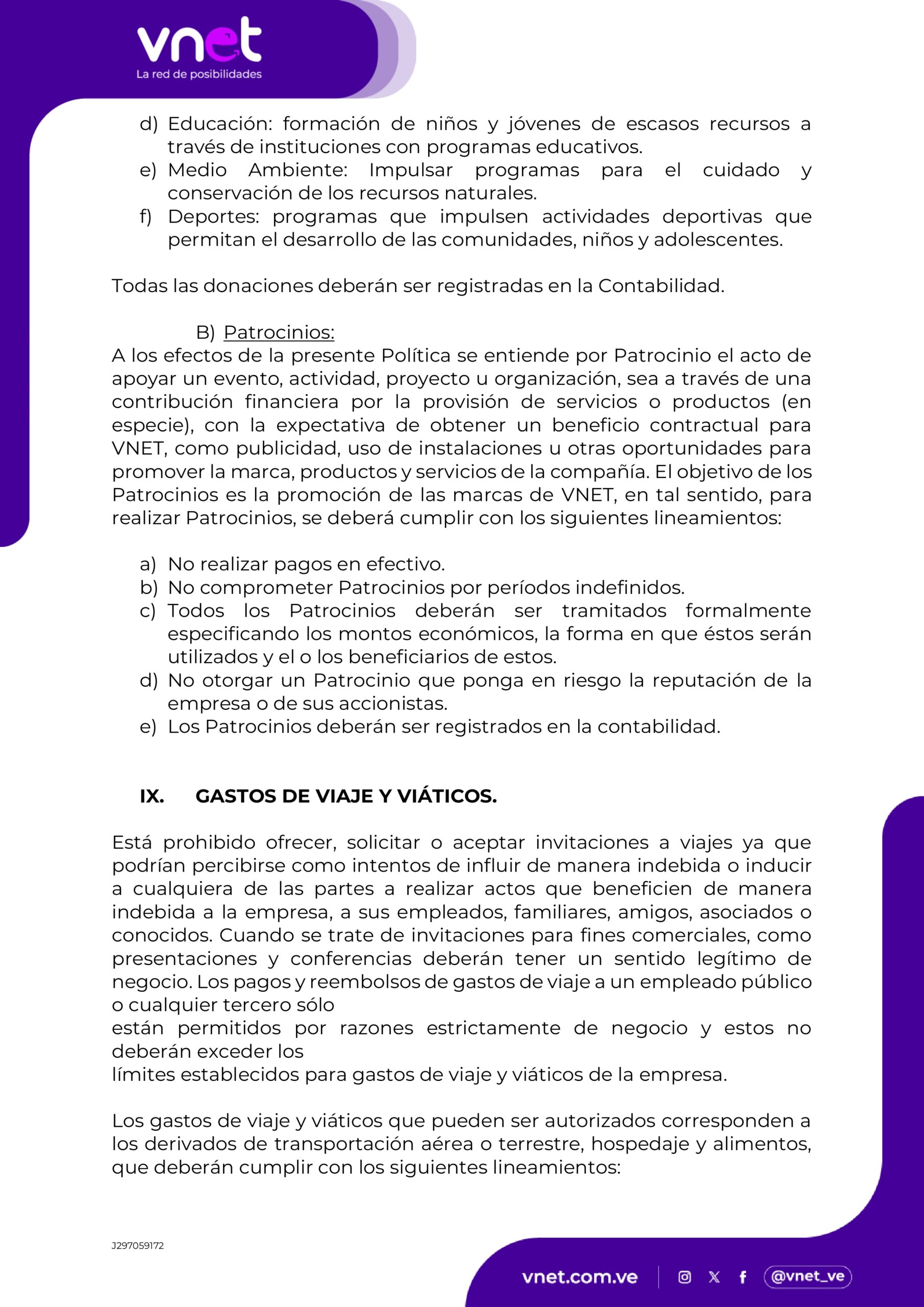 Políticas antisoborno y anticorrupción VNET - Vnet - El mejor Internet por fibra óptica ...